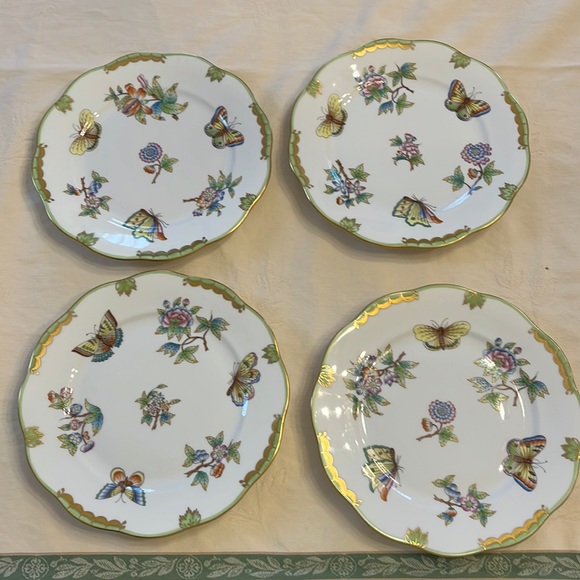 Herend | Dining | 4 Herend Queen Victoria Salad Plates | Poshmark